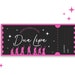 Dua Lipa Printable Surprise Trip Ticket, Concert Ticket, Instant ...