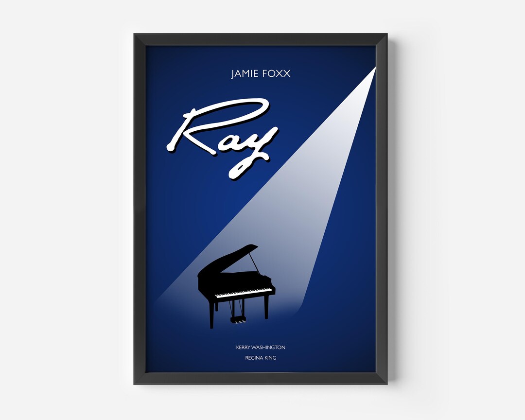 Ray Movie Poster, Minimalist Movie Poster, Wall Art, Home Decor, Ray ...