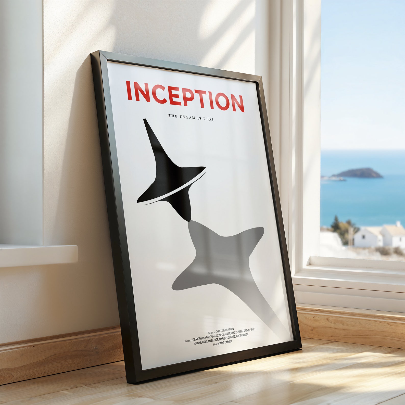 Inception Movie Poster, Minimalist Film Poster, Christopher Nolan ...