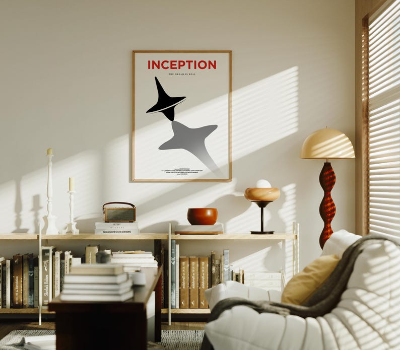 Inception Movie Poster, Minimalist Film Poster, Christopher Nolan ...