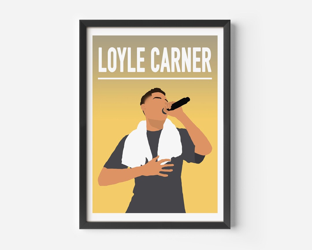 Loyle Carner Poster, Minimalist Music Poster, Wall Art, Home Decor ...