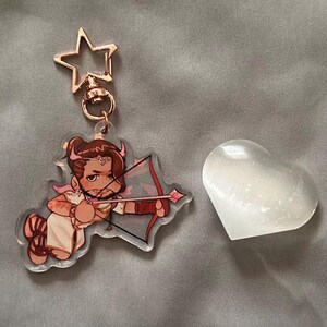 2.5 Inch Overwatch 2 Mercy, Genji, Hanzo Keychain Charms - Etsy