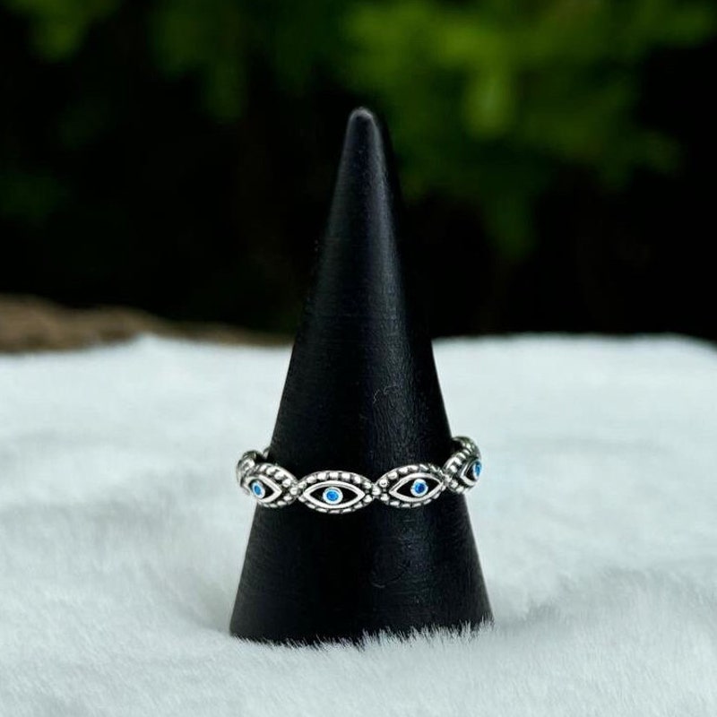 Evil Eye Ring - Etsy