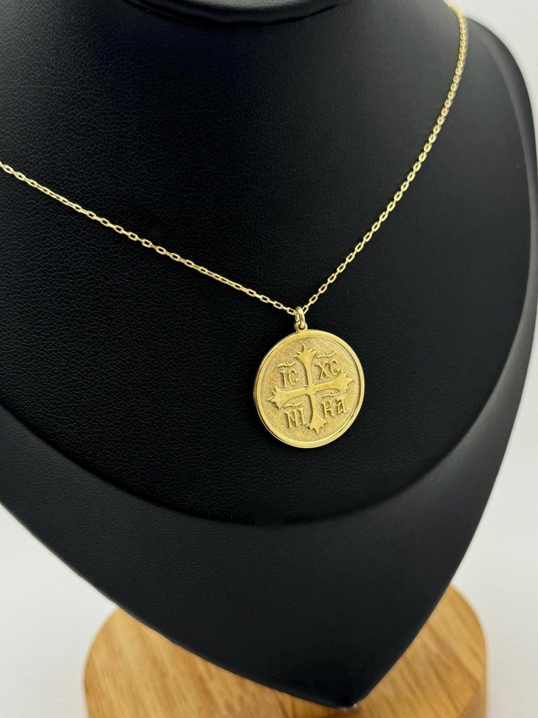 Ancient Greek Byzantine Cross Necklace | Christian Eastern Orthodox ...