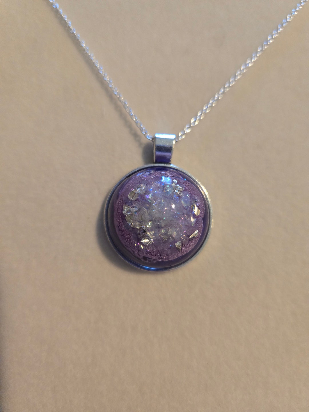 Beautiful, Handmade, Sparkling, Purple Pendant - Perfect Gift for Mom ...