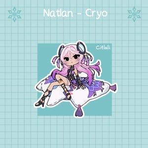 Genshin Impact Natlan Sticker Collection Mualani Kachina Kinich Ajaw ...