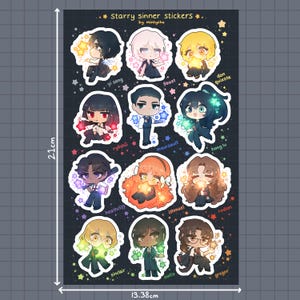 Limbus Company Star Stickers Yi Sang, Faust, Don Quixote, Ryoshu ...