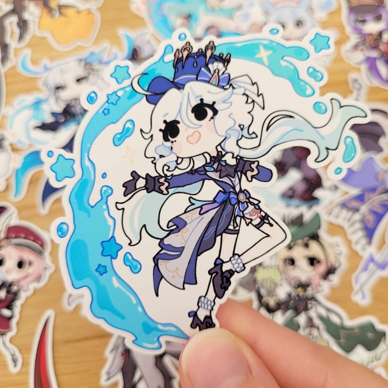 Genshin Furina Stickers - Etsy