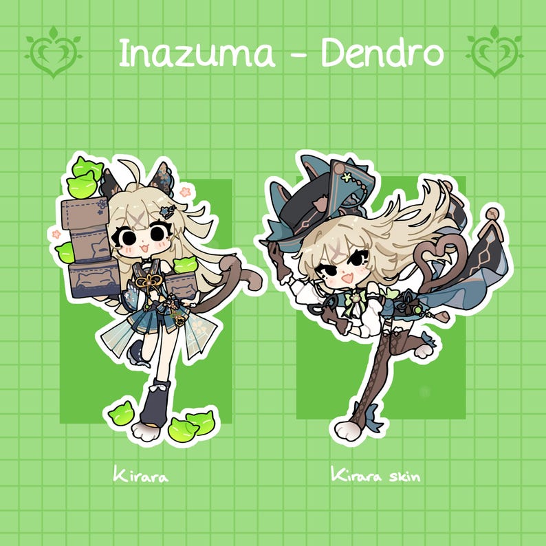 Genshin Impact Inazuma Sticker Collection - Etsy