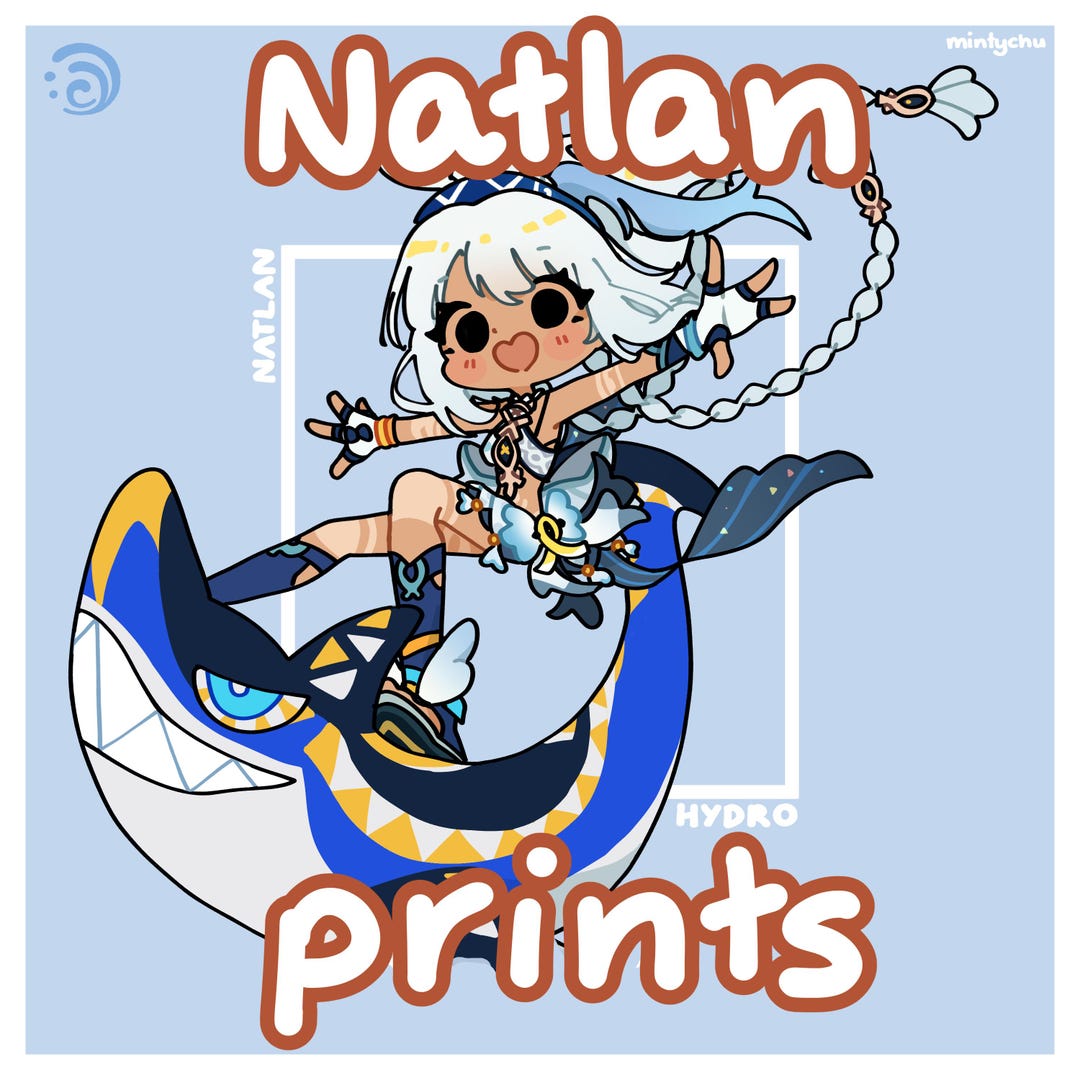 Genshin Impact Natlan Print Collection Mualani Kachina Kinich Ajaw ...