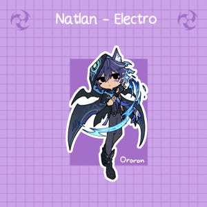 Genshin Impact Natlan Sticker Collection Mualani Kachina Kinich Ajaw ...
