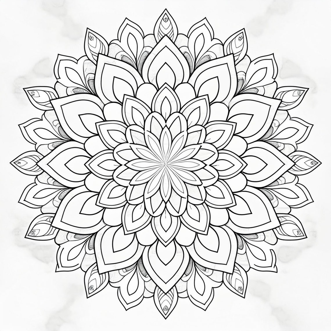 Mandala, Calm and Relax Coloring, Page for Depression, Coloring Page ...