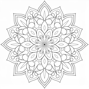 Mandala, Calm and Relax Coloring, Page for Depression, Coloring Page ...
