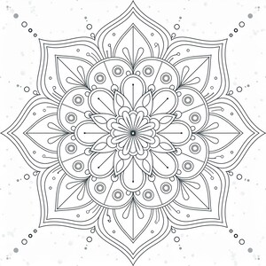 Mandala, Calm and Relax Coloring, Page for Depression, Coloring Page ...