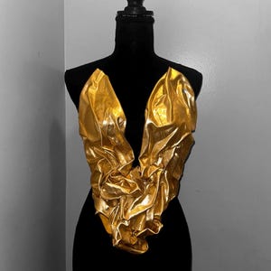 Wet Look Frozen Corset - METALLIC - Etsy