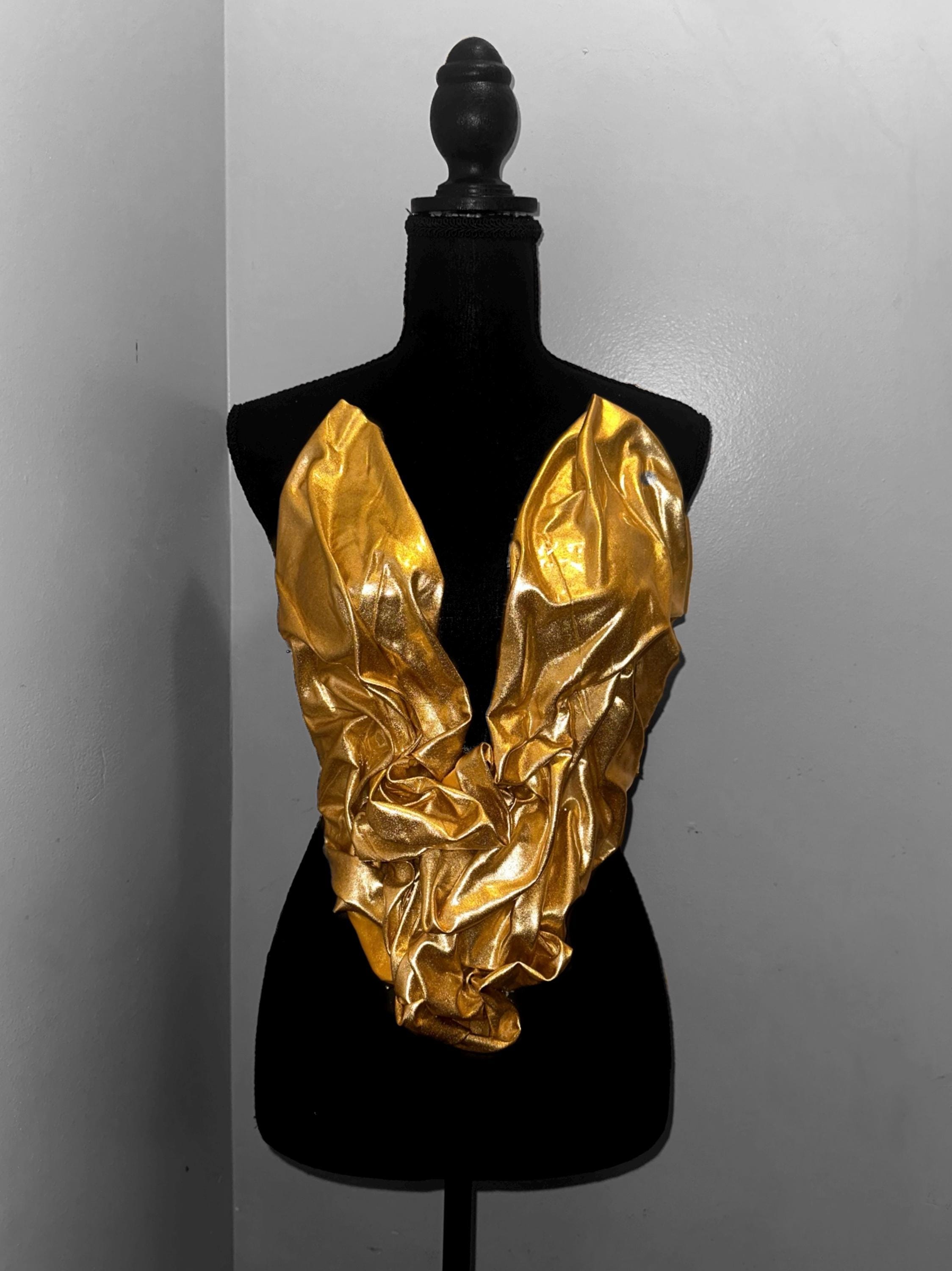 Wet Look Frozen Corset - METALLIC - Etsy