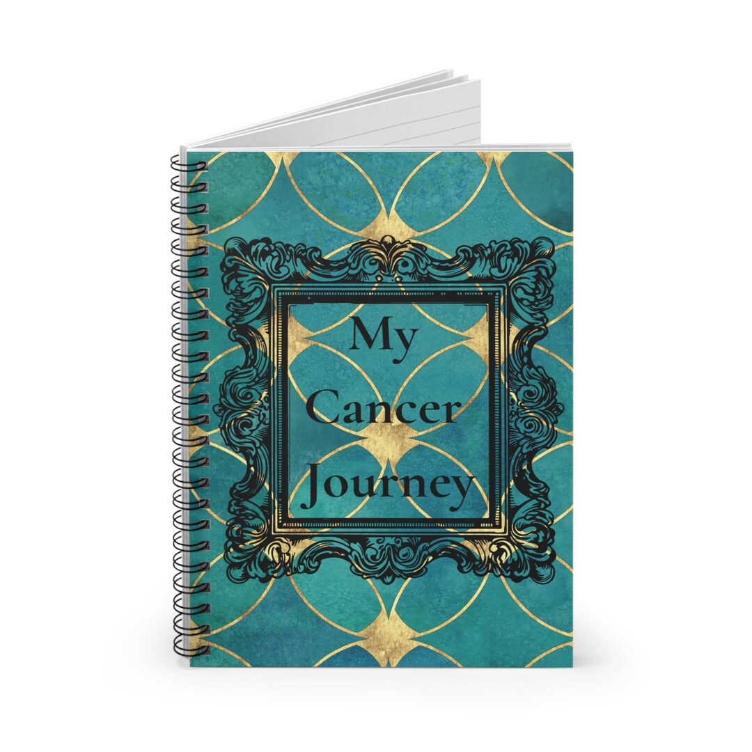 My Cancer Journey Spiral Notebook - Cancer Journal - Cancer Notebook ...