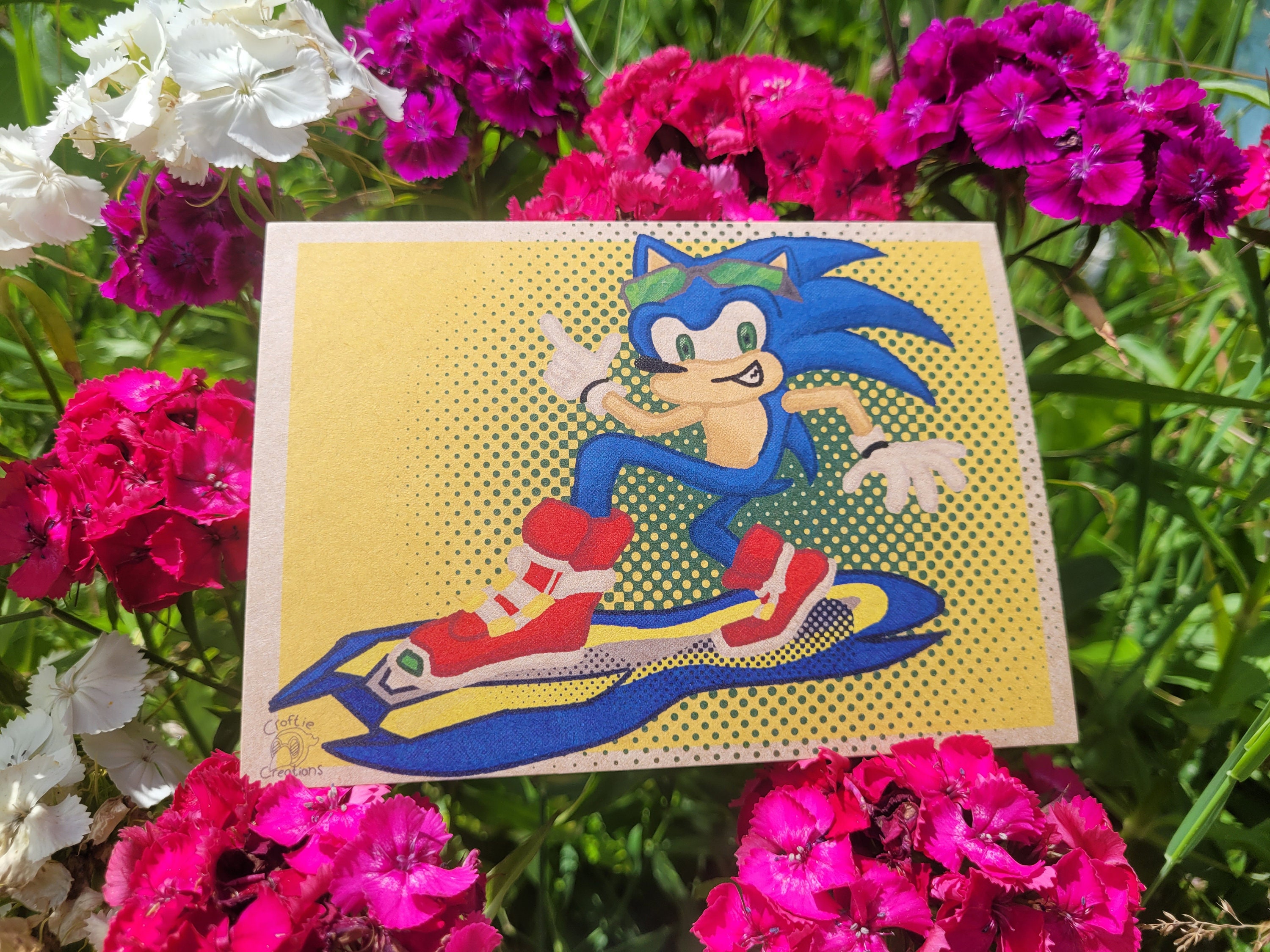 Sonic & Shadow the Hedgehog Postcards - Etsy