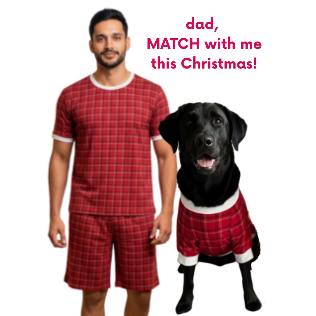 Matching Dad and Dog Christmas Pyjamas! - Etsy
