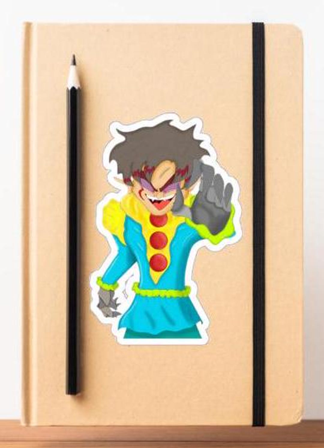 Vinyl Clowncore Circus Clown Sticker - Etsy