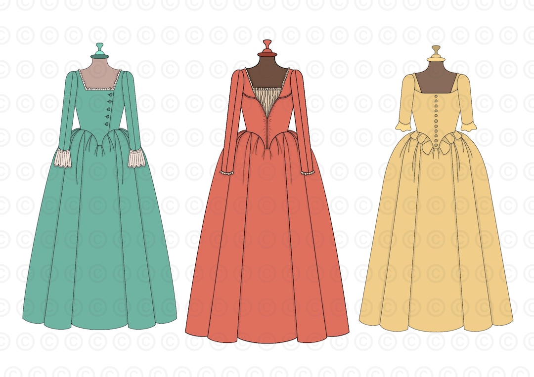 Hamilton (musical) Costume Drawing - A4 Poster - Etsy