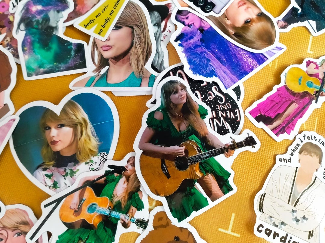 Taylor Sticker Set-taylor Swift Star Stickers-taylor Swift Stickers ...