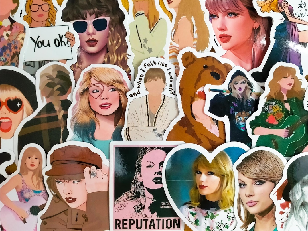Taylor Sticker Set-taylor Swift Star Stickers-taylor Swift Stickers ...