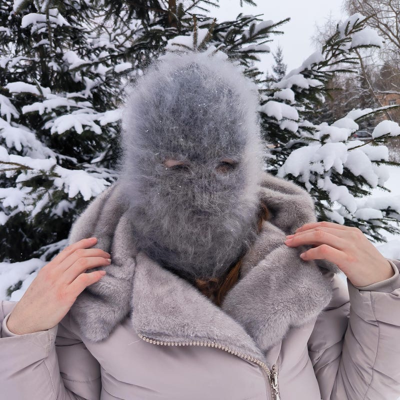 Mohair Double Layer - Etsy UK