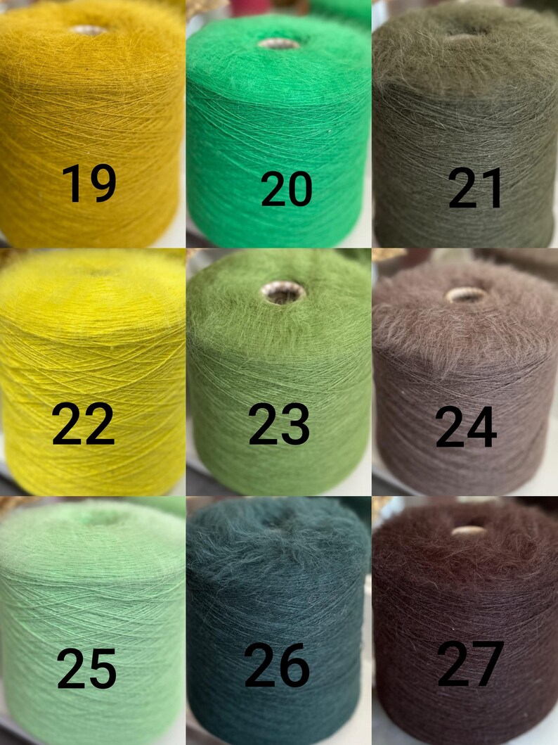 Angora Mittens Fluffy Wool Mittens Handmade Mittens Soft Warm Gift for ...