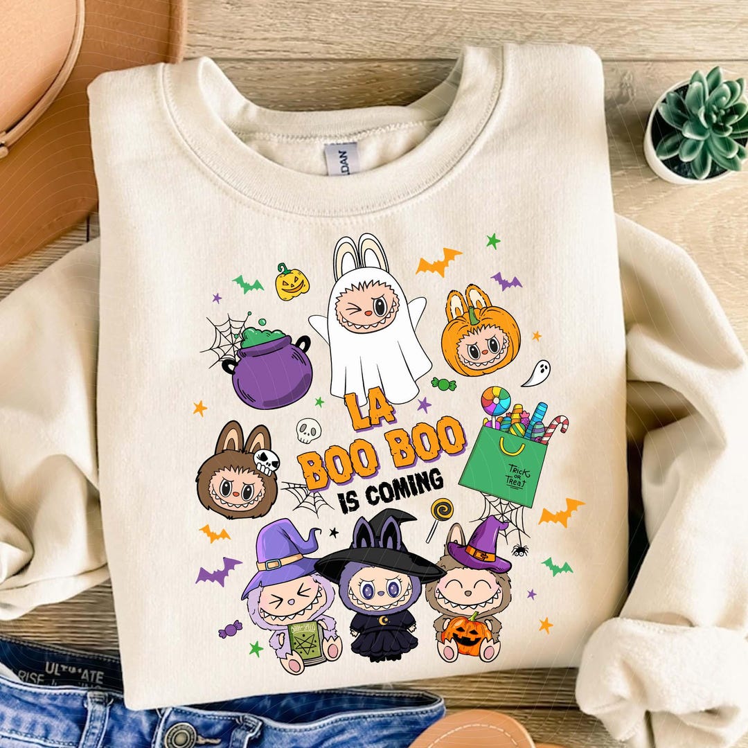 Boo Boo Cartoon Halloween Png, Spooky Cute Doll Png, Monster Doll ...