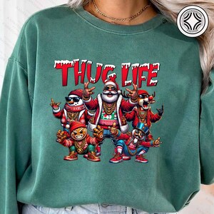 Thug Life Christmas Png, Thug Life Santa Reindeer Png, Thug Life ...