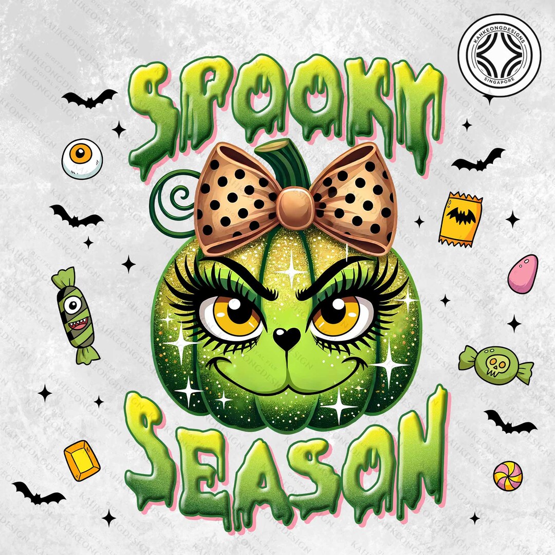 Green Monster Coquette Pumpkin PNG, Pumpkin Coquette Halloween Png ...