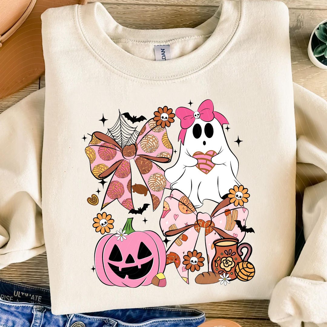 Mexican Conchas Ghost Png, Pantasmas PNG, Halloween Mexican Png ...