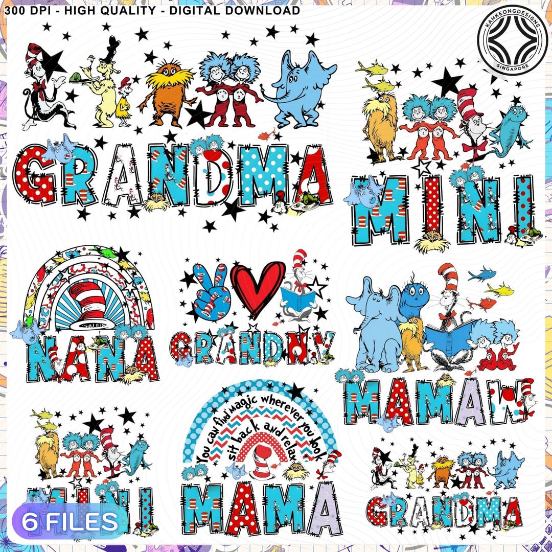 Read Across America Png Bundle, Alphabet Doodle Png, School Teacher Png ...