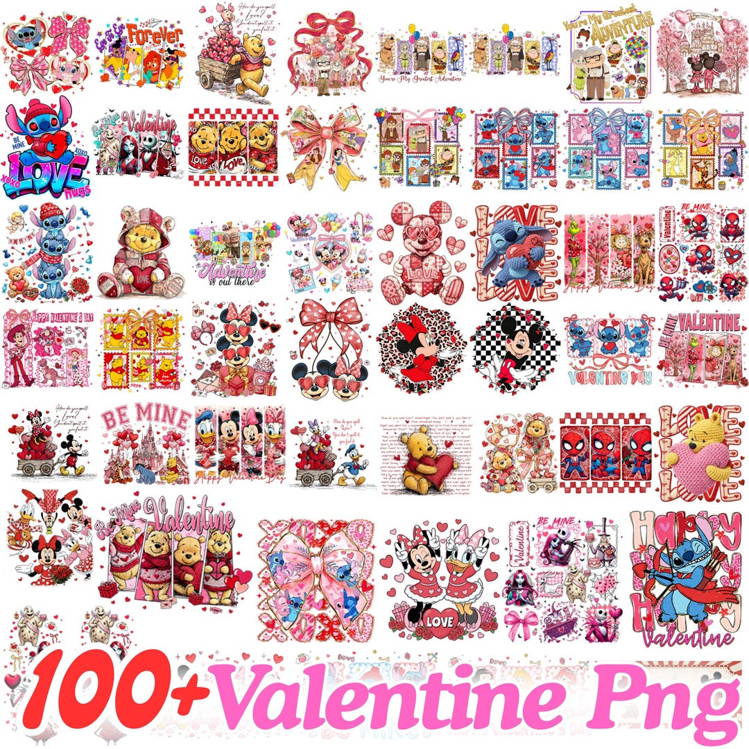 100+ Valentines Day PNG Bundle, Valentine Mega Bundle Png, Valentine ...