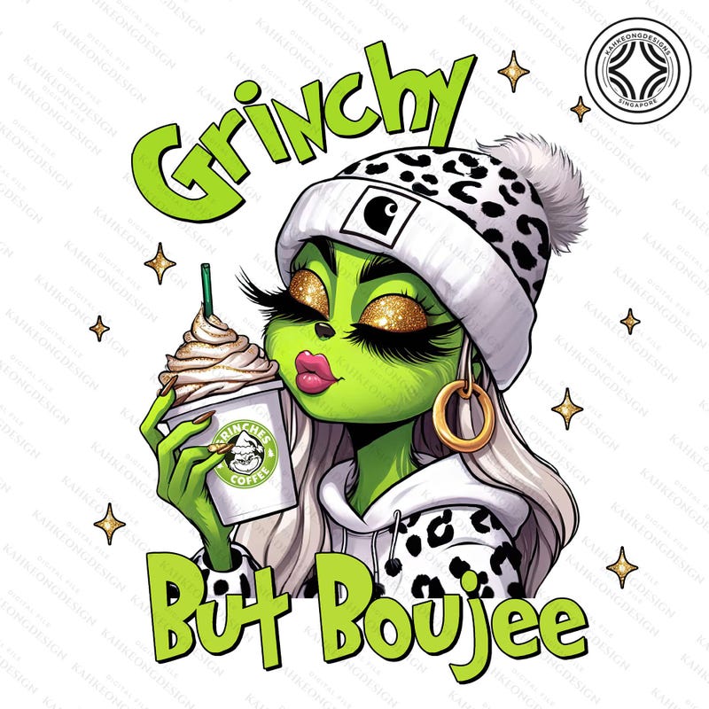 Trending Grinch Boujee - Etsy