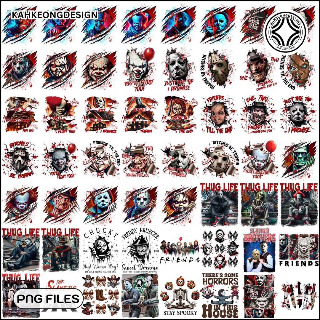100+ Friends Horror Movie Girls Png Bundle, Movie Killers Png, Scary ...