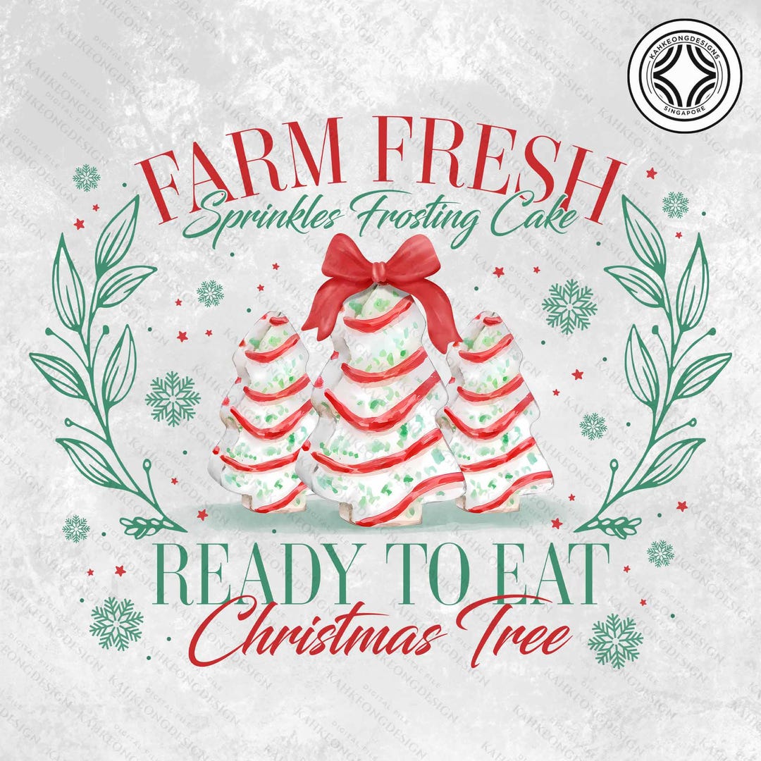 Christmas Trees Cake Png, Merry Christmas Design Png, Christmas ...