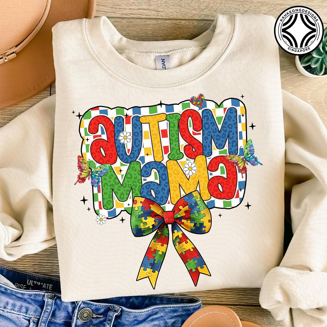 Autism Mama Png, Autism Support Squad Png, Autism Awareness Png ...