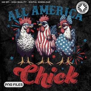 All America Chick Png, American 4th of July Png, Patriotic America ...