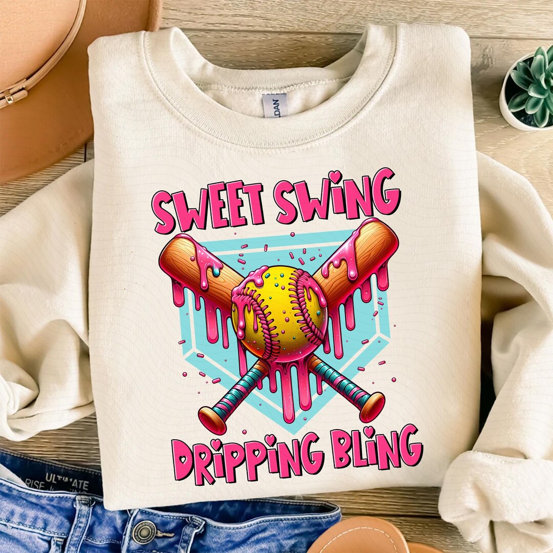 Respect the Drip Softball PNG, Softball Drip PNG, Ice Cream Drip ...