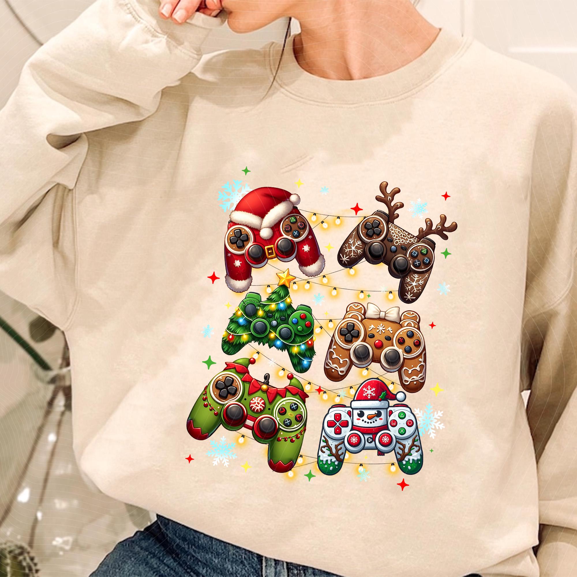 Retro Christmas Gaming Controller Png, Santa Claus Christmas Png, Elf ...