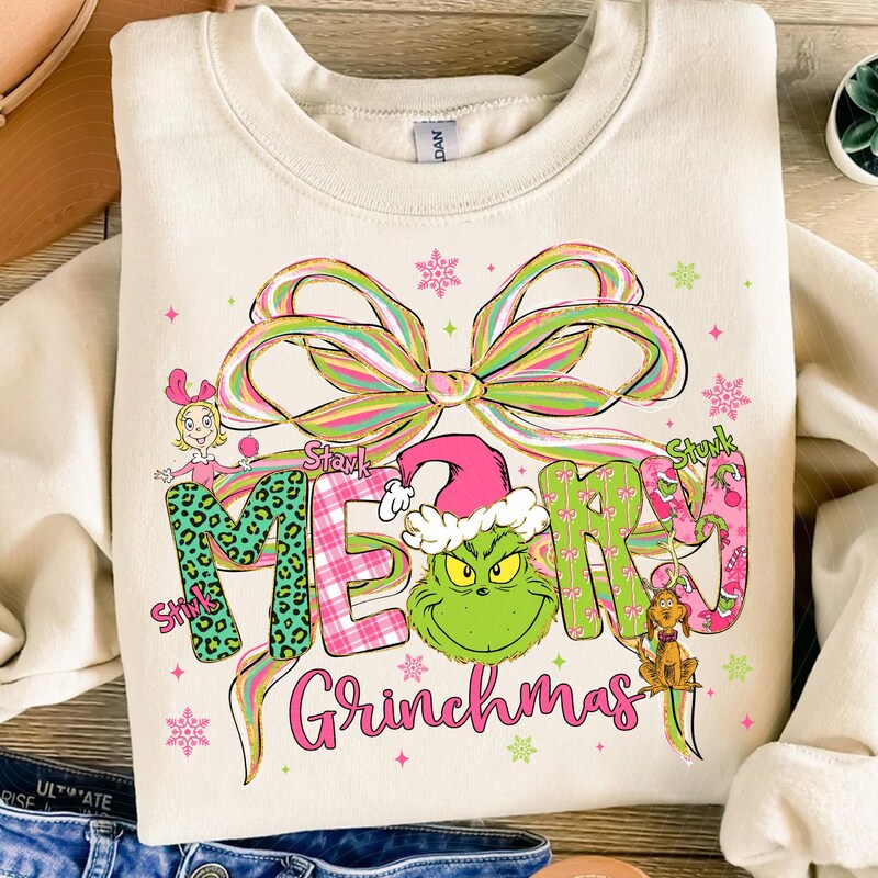 Preppy Grinch - Etsy