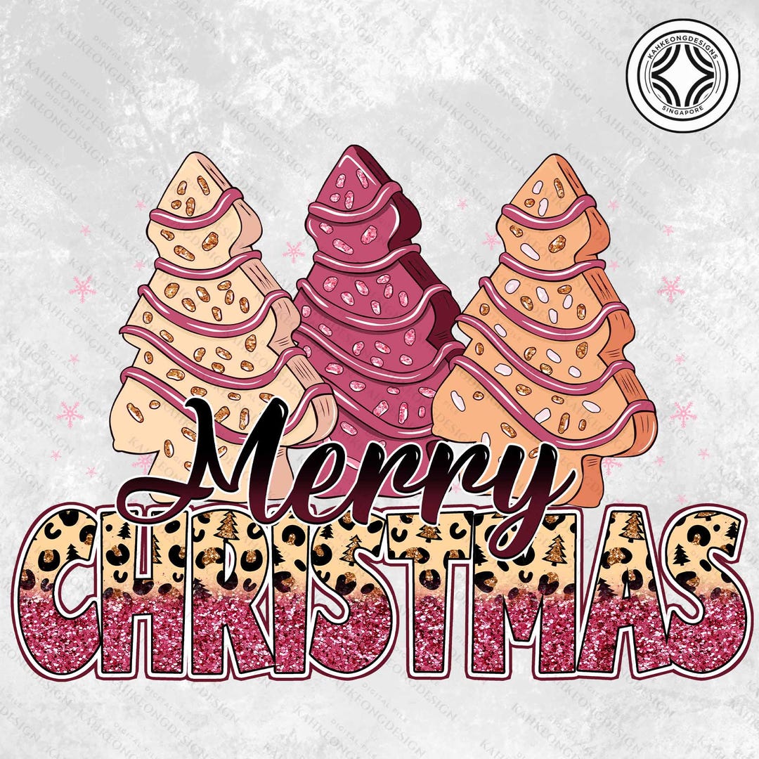Pink Christmas Tree Cake Png Design, Merry Christmas Png, Farm Fresh ...