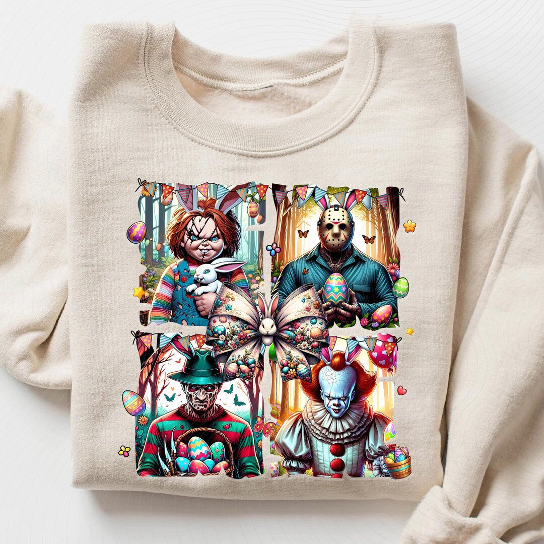 Horror Easter Coquette Png, Prepare to Dye Killer Easter Png, Horror ...