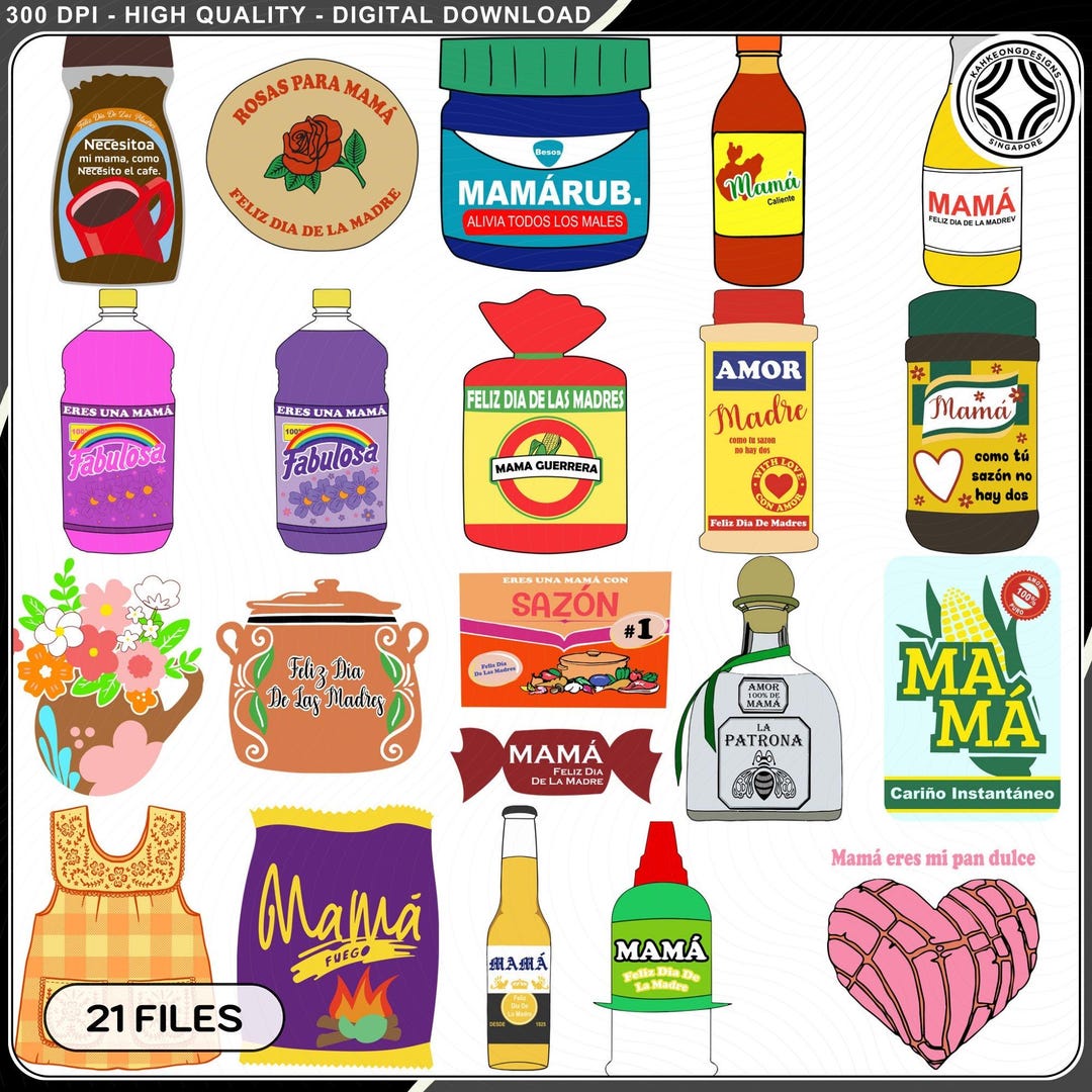 20+ Mama Topper Multipack SVG Bundle, Retro Madre Svg, Spanish Mama Svg ...