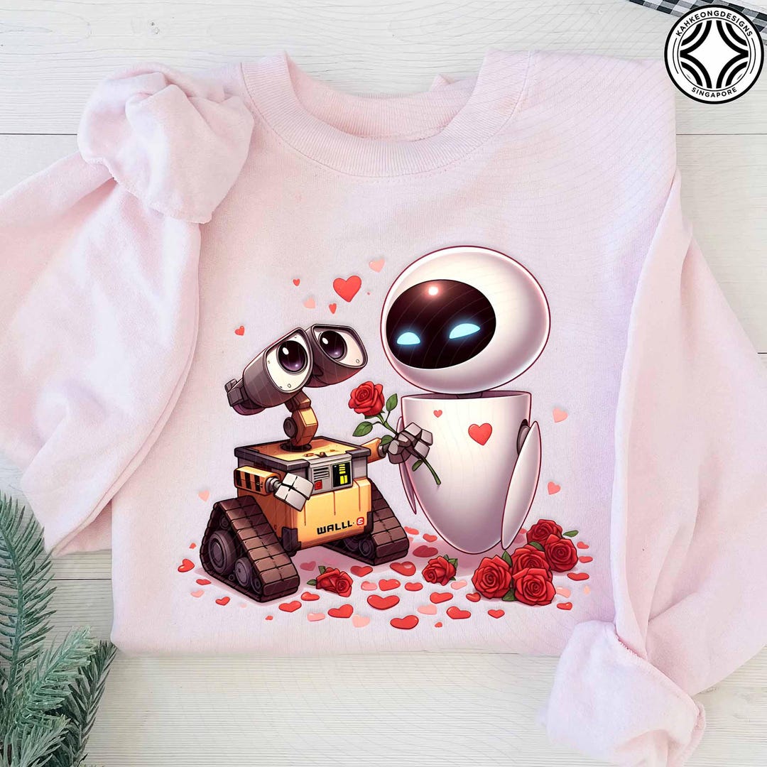 Robot Couple Always and Forever Png, Spanish Pink Chola Valentine ...