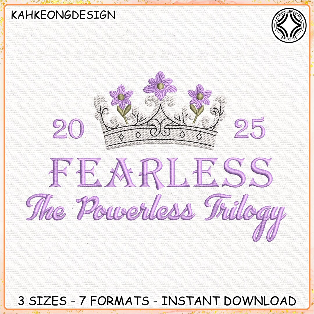 Romantasy Series Embroidery Design, Book Lover Embroidery Design ...