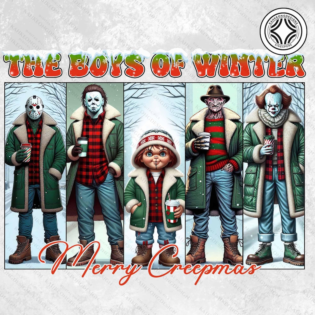 The Boys of Winter Png, Christmas Movie Killer Png, Killers Friends Png ...