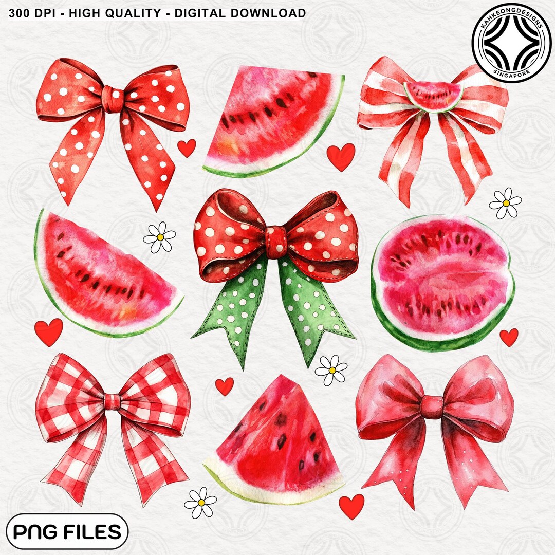 Retro Watermelon Coquette Bow Png, Preppy Mama Watermelon Png, Cute ...